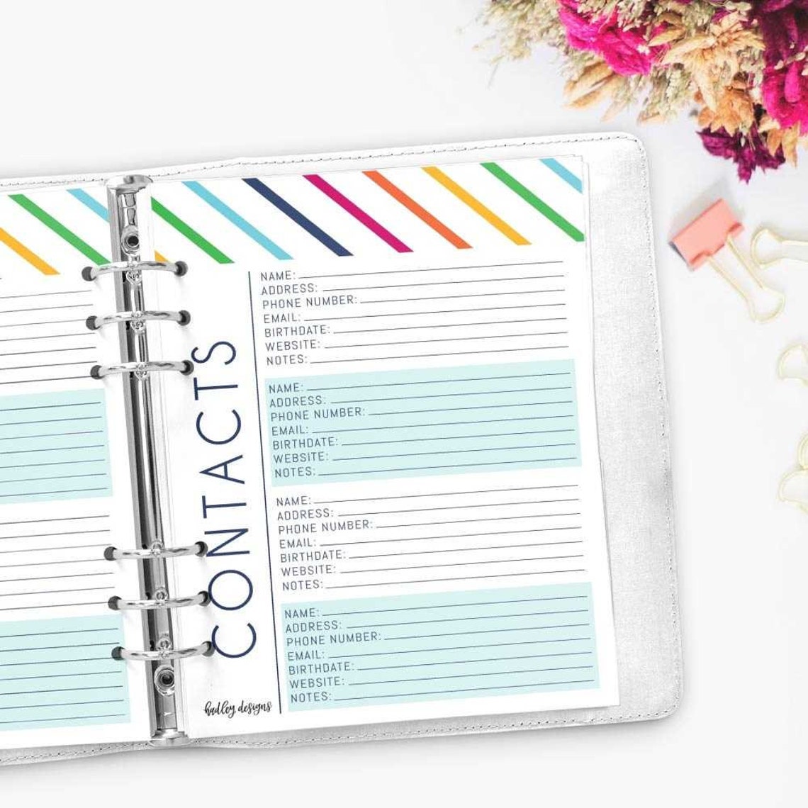 Address Book Template Cute Address Book Printable Address | Etsy