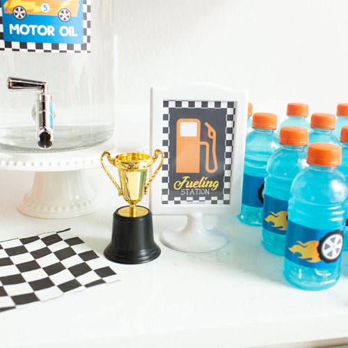 Printable Race Car Birthday Decorations Set Racecar Driver - Etsy