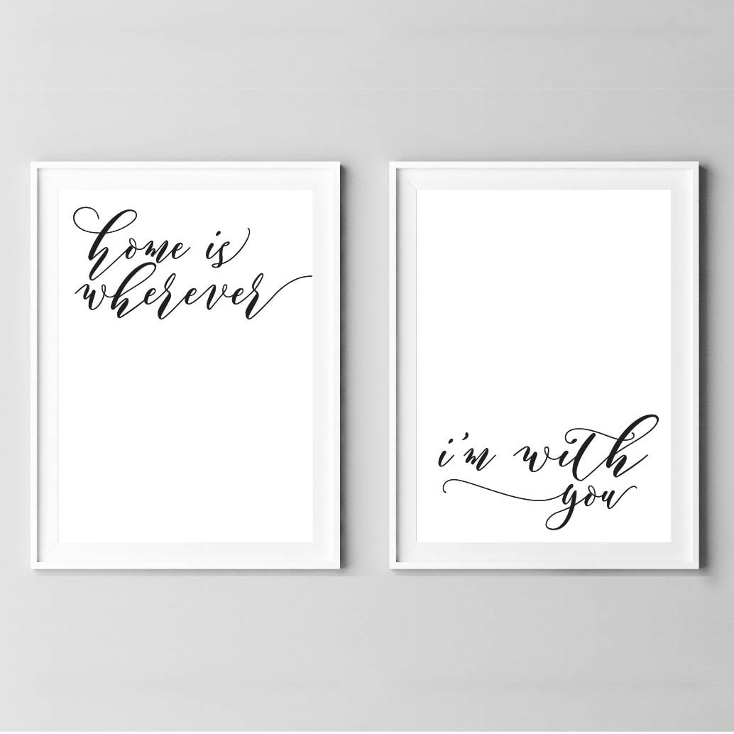 Calligraphy Wall Decor Digital Printable Art Minimalist Art | Etsy