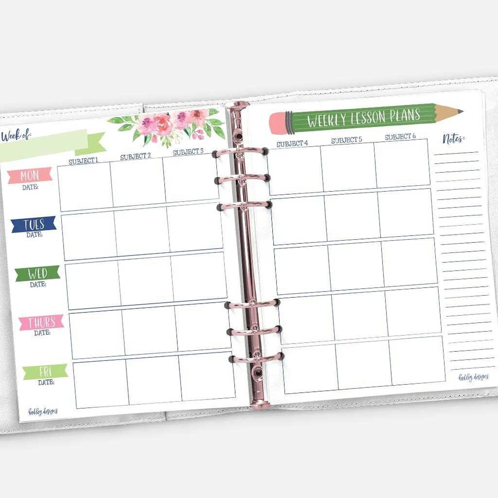 Editable Teacher Planner Homeschool Checklist Student | Etsy