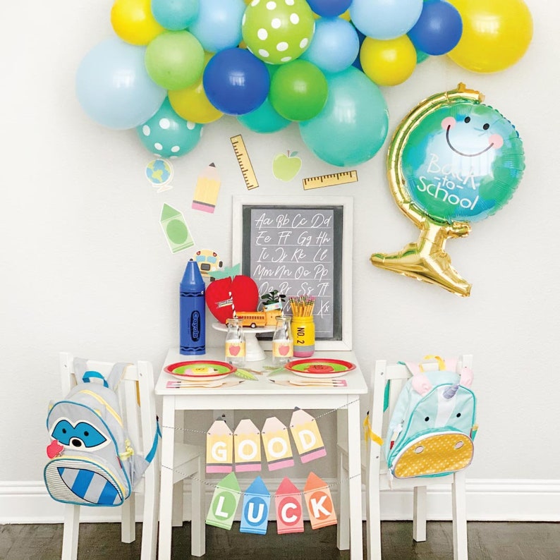 Good Luck Banner Printable Modern Back to School Garland for - Etsy