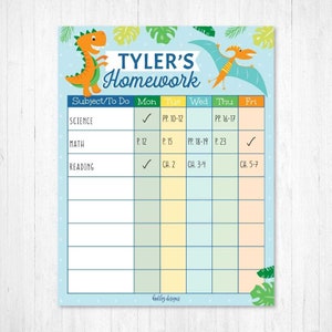 Weekly Chart for Kids Printable Goal Planner Printable Goal - Etsy