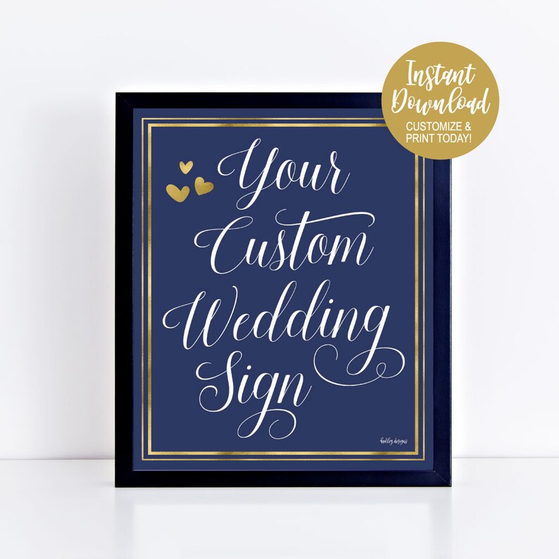 Editable Custom Sign Printable Custom Signs Create Your Own - Etsy