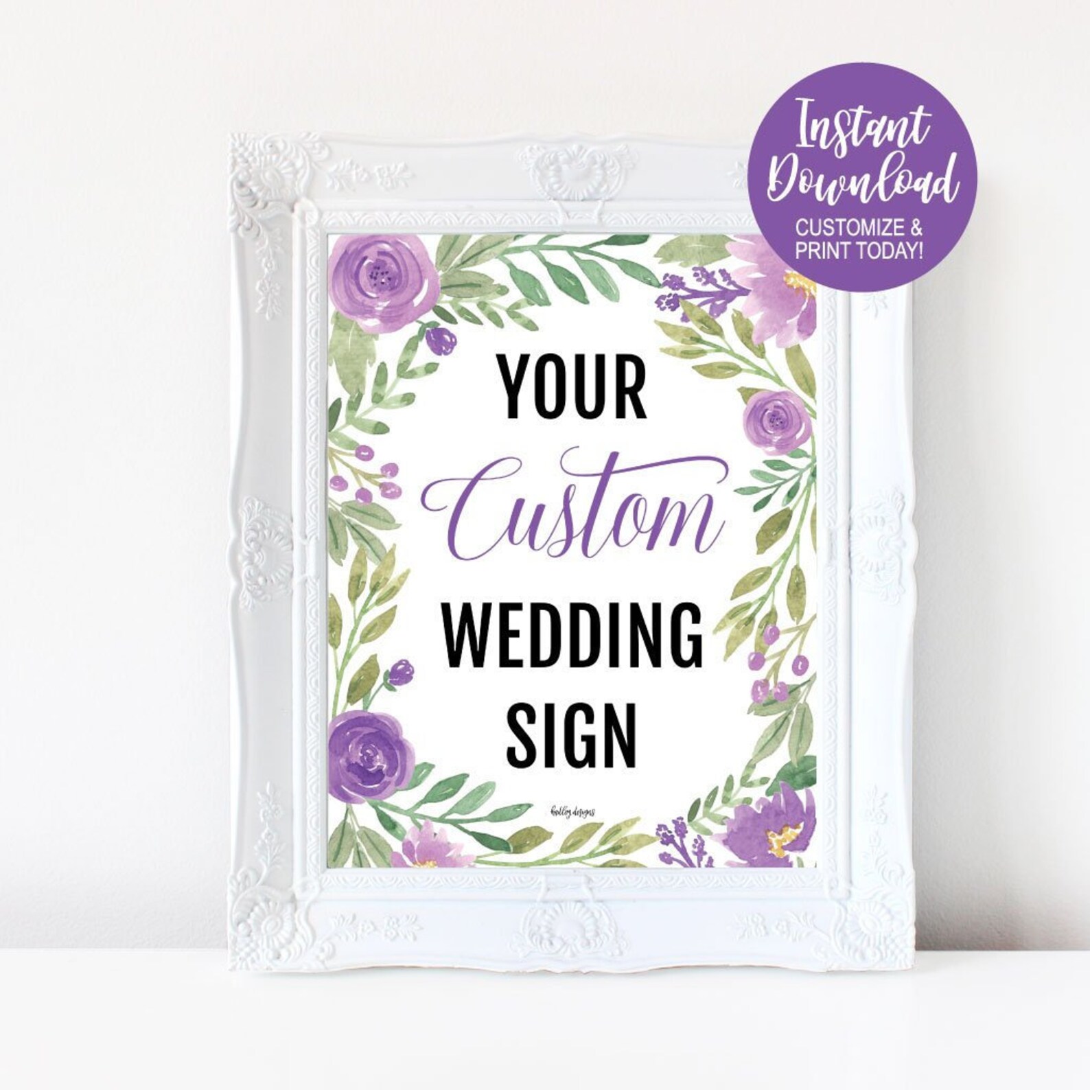 DIY Wedding Signs Printables, Wedding Signage Download, Wedding Signs ...