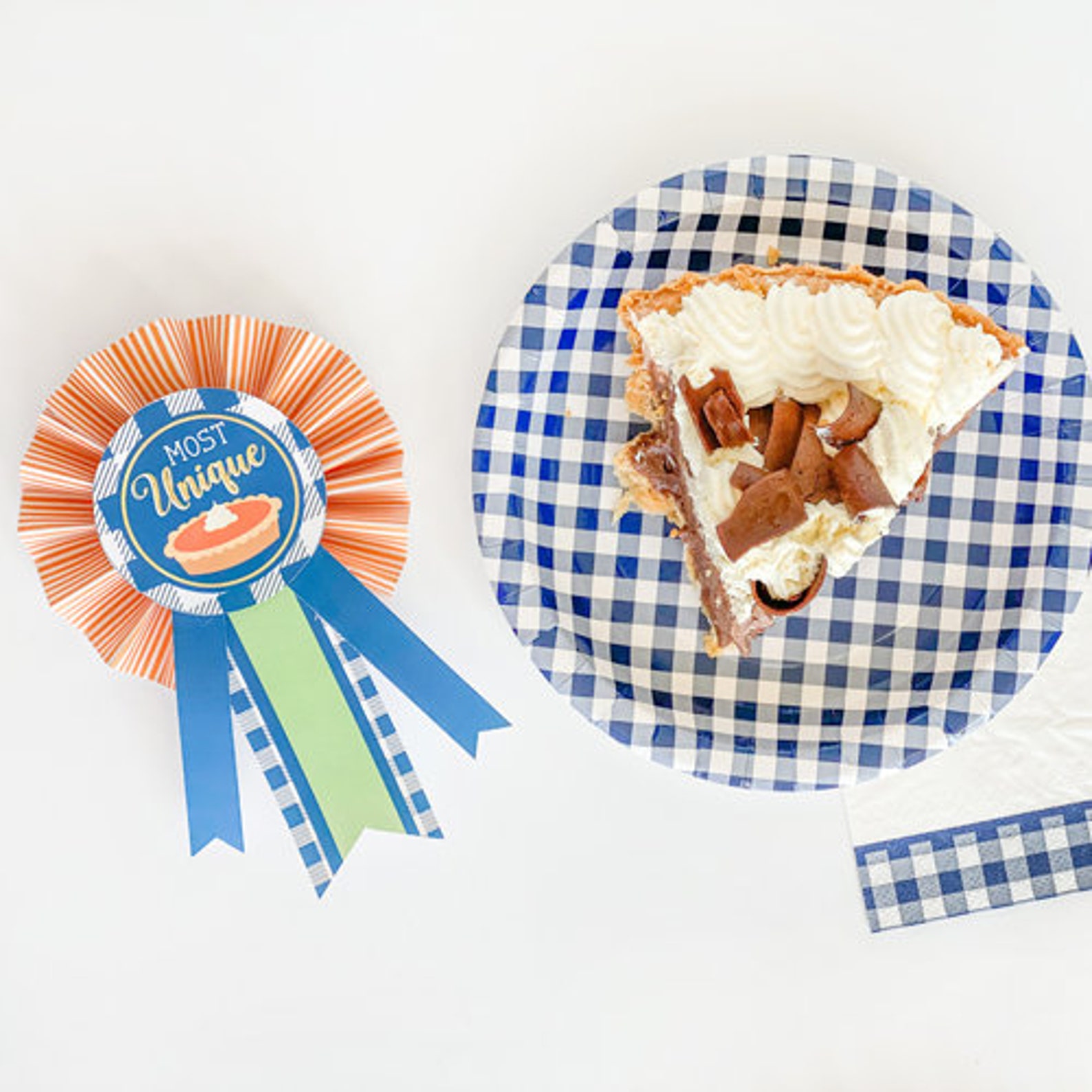 Editable Pie Baking Contest Award Ribbon Set, Printable Pie Eating ...