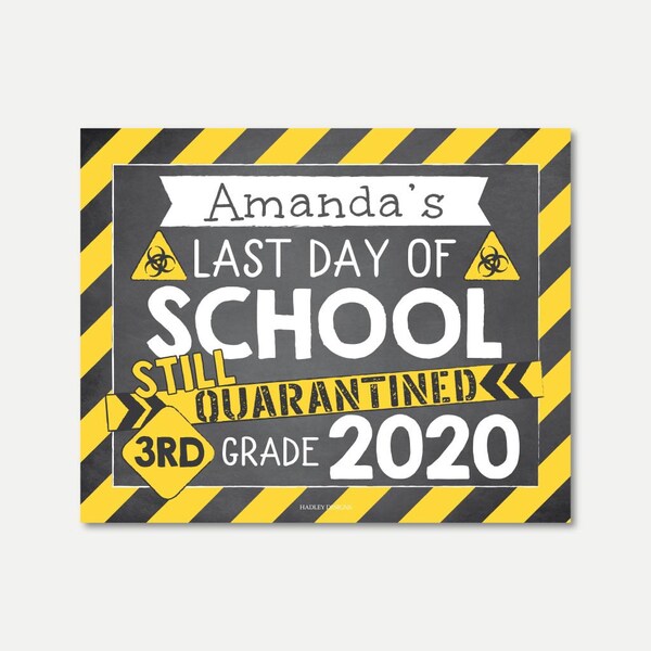 Kindergarten Quarantine Graduation Sign - Etsy