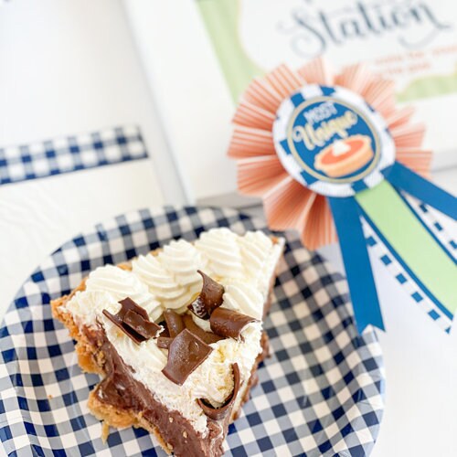 Editable Pie Baking Contest Award Ribbon Set, Printable Pie Eating ...