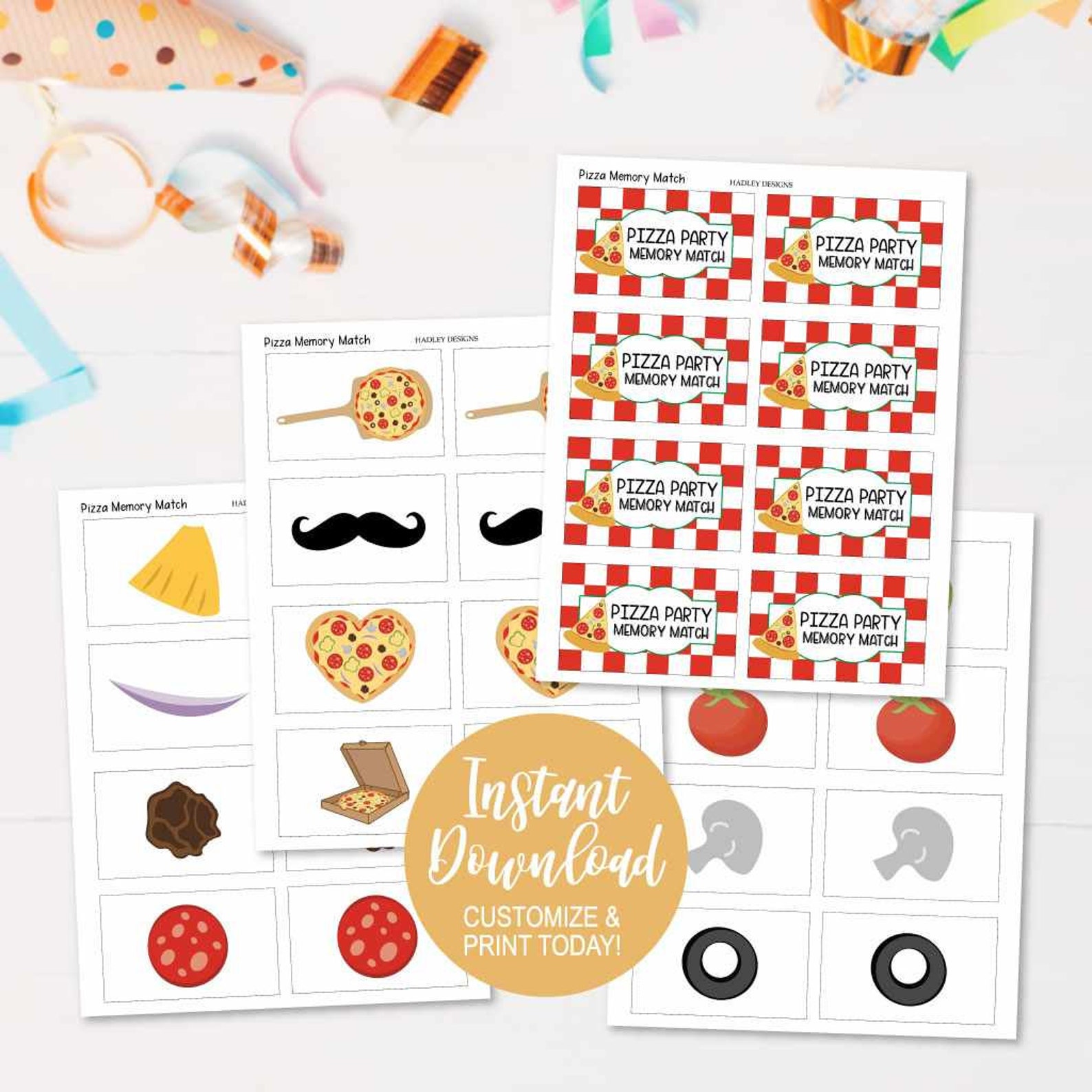 Printable Game for Kids, Game for Parties, Kids Party Games Printable ...