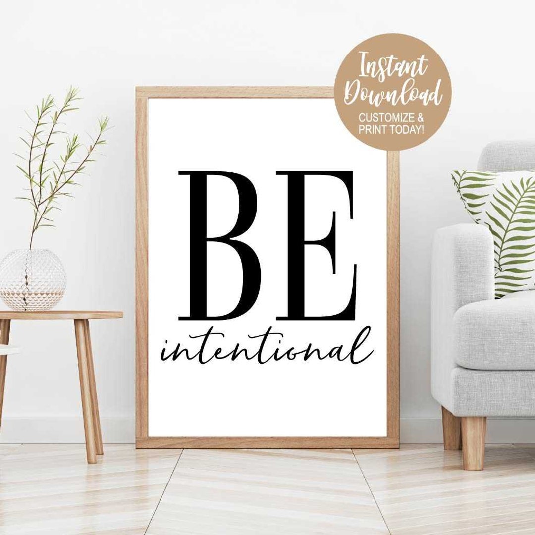 Quote Printable Signs, Printable Art Decor, Motivational Wall Decor for ...