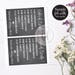Chalkboard Order of Events Editable Wedding Sign, Rustic Printable ...
