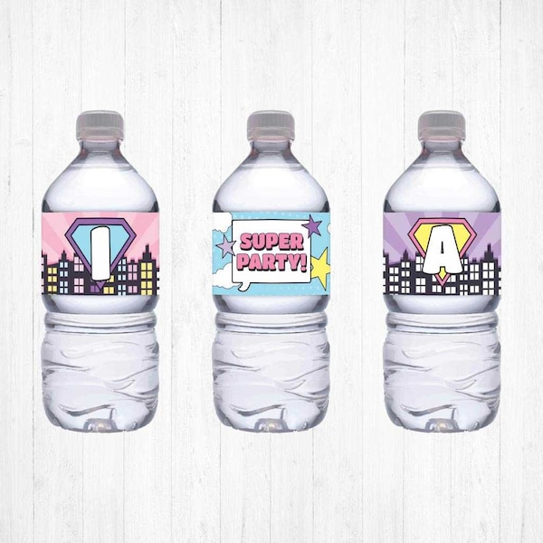 Superhero Water - Etsy