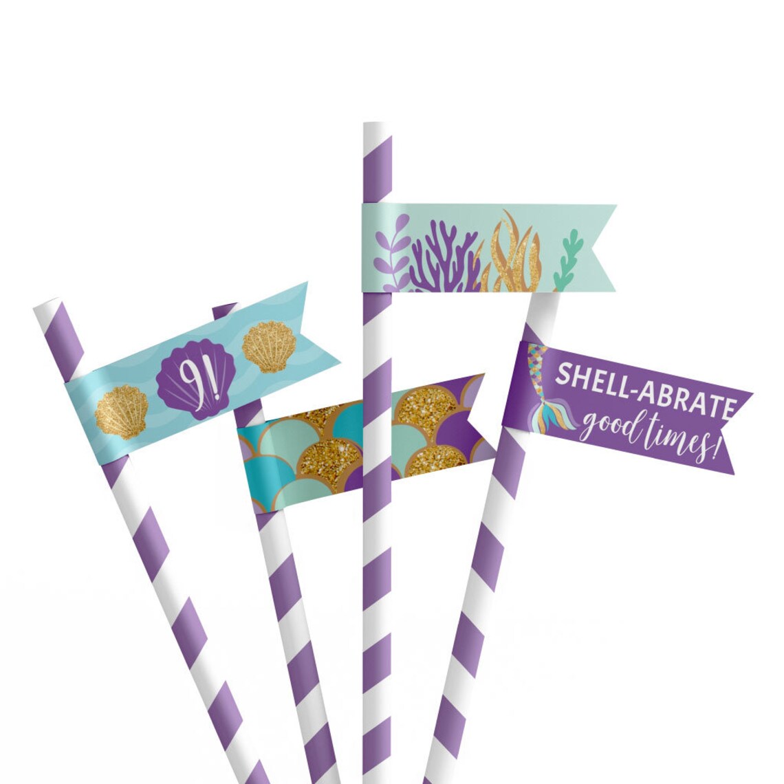 Printable Flags Straw Flag Printable Digital Straw Flags - Etsy