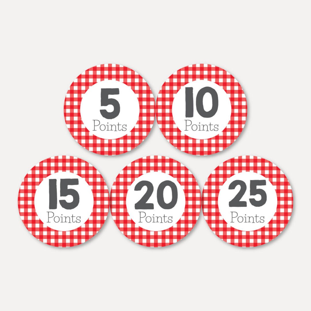 Backyard BBQ Bean Bag Toss Game Points Printable, Cookout Barbecue ...