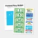 Printable Wallet for Kids, Pretend Play Printables, Pretend Play Set ...