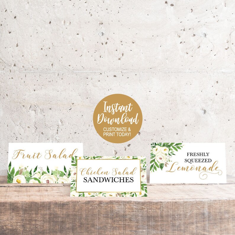 Editable Instant Download Food Label Printable Food Label | Etsy