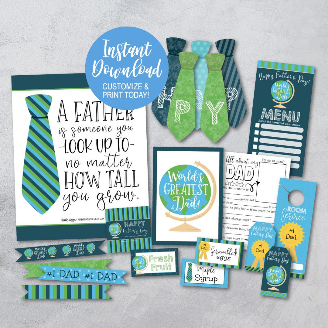 Happy Fathers Day Banner, Candy Bar Templates, Printable Banner ...