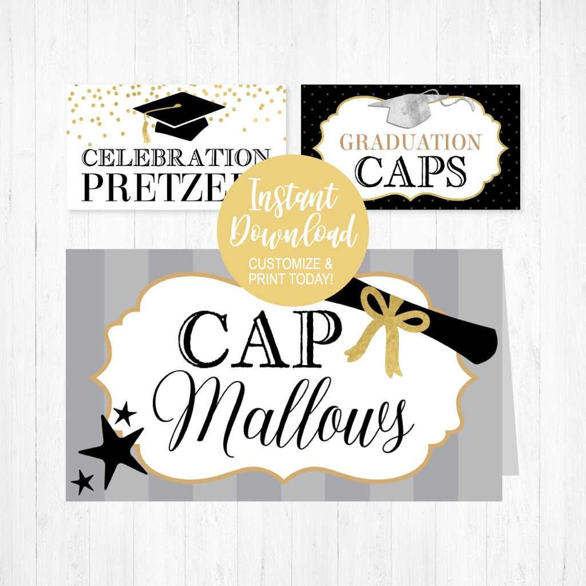 Food Place Card Food Tent Card Template Buffet Card - Etsy
