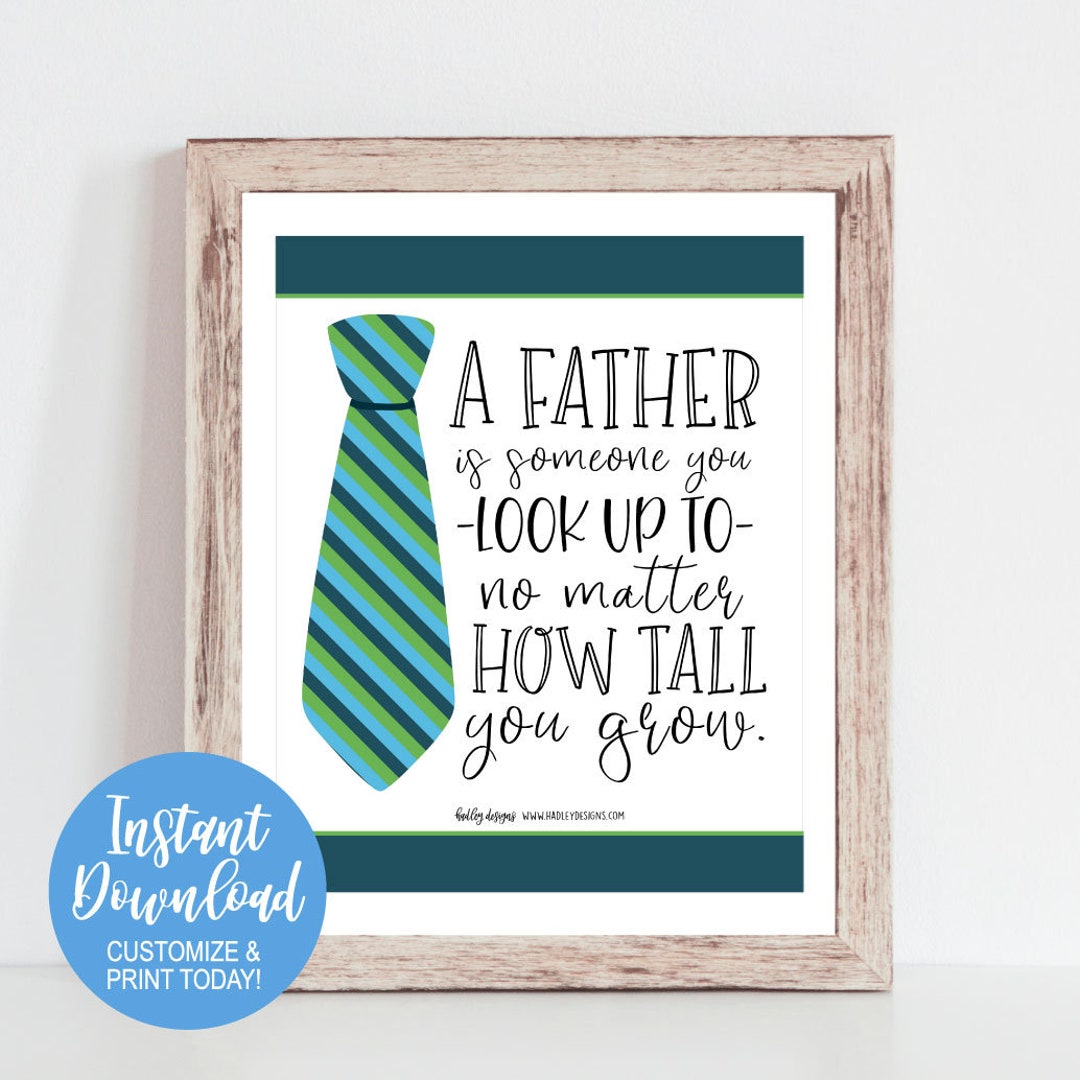 Fathers Day Signs, Father's Day Ideas, Daddy Gift, Gift for Father, New ...