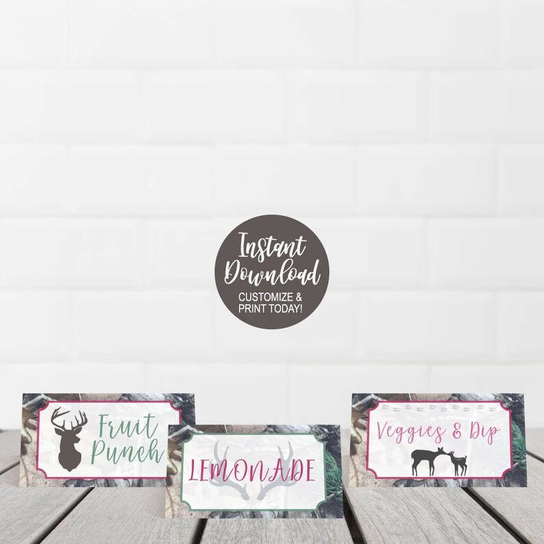 Editable Instant Download Food Label, Printable Food Label, Party ...