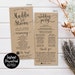 Wedding Ceremony Program Funny Printable Wedding Programs - Etsy