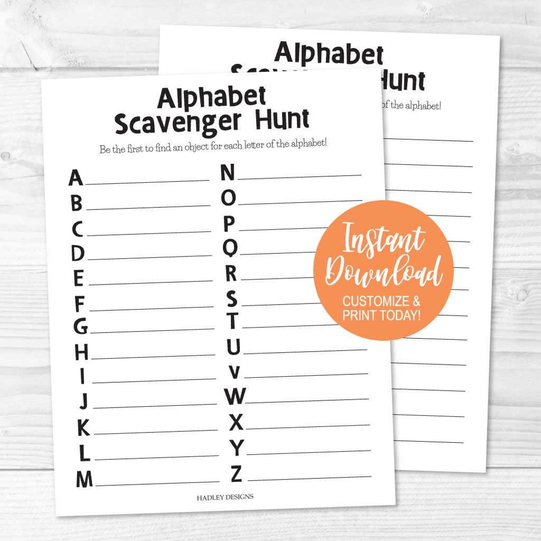 Scavenger Hunt Indoor, Scavenger Hunt Outdoor Kids, Scavenger Hunt ...