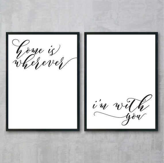 Calligraphy Wall Decor Digital Printable Art Minimalist Art | Etsy