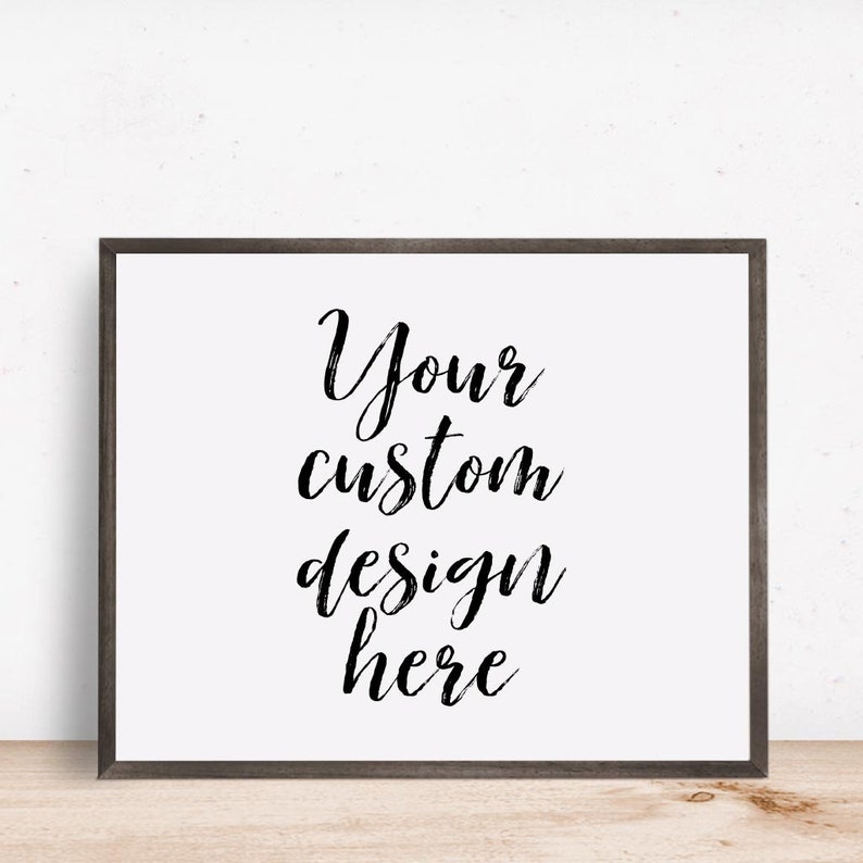 Printable Personalized Art Custom Wall Sign Your Own Custom - Etsy