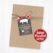 Editable Summer BBQ Gift Tag Template, Memorial or Labor Day BBQ Party ...