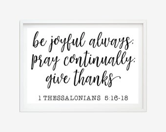 Be Joyful Always | Etsy