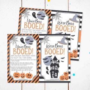Halloween You've Been Booed Game Template you've Been - Etsy