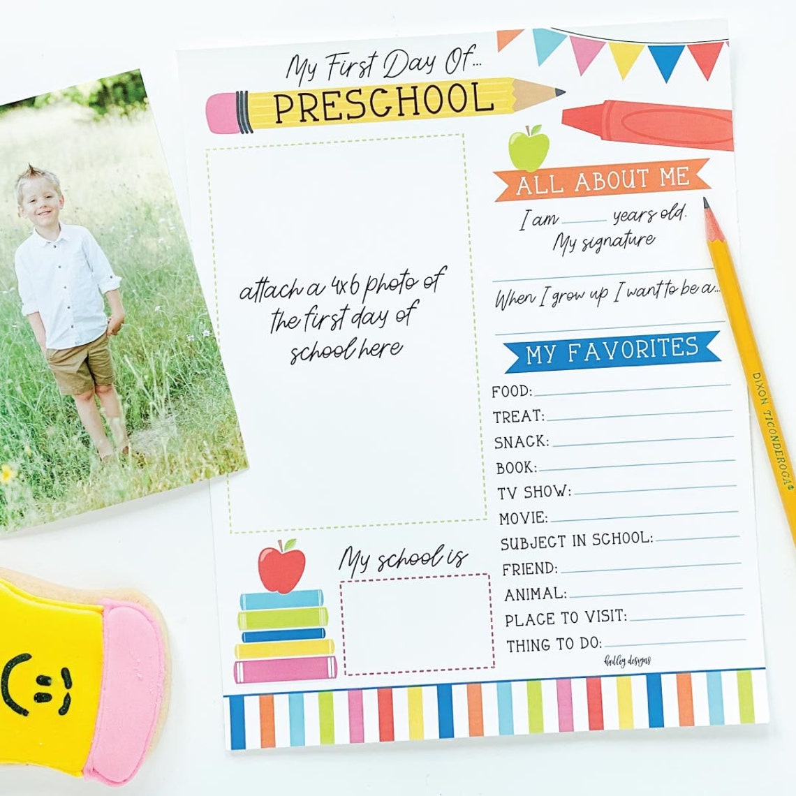 Back to School Package Printable Back to School Sign | Etsy