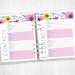 Address Book Template Cute Address Book Printable, Address Book Inserts ...