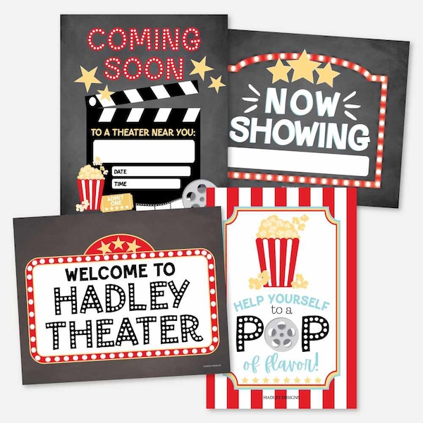 Now Showing Movie Sign - Etsy