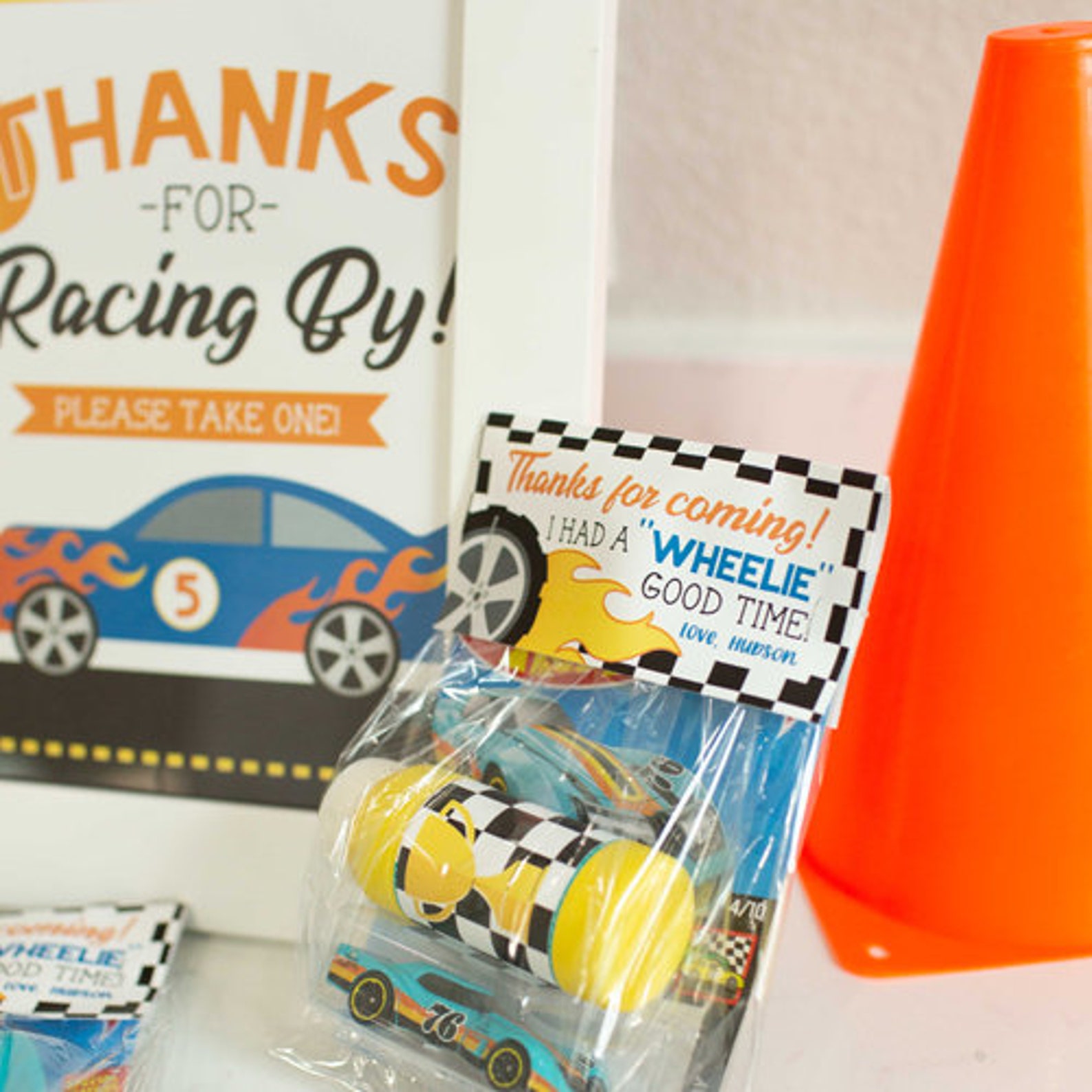 Race Car Party Favor Tags Editable Party Favor Labels Party - Etsy