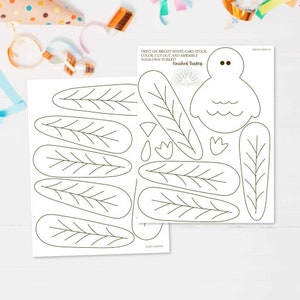 Turkey Craft Template - DIY Turkey Craft Printable, Fall Craft for Kids ...