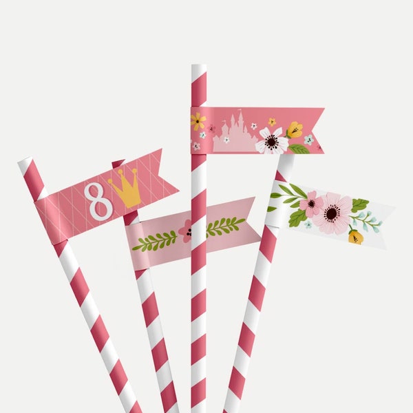 Printable Straw Flag - Etsy