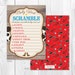 Cowboy Baby Shower Word Scramble Game Template Word Scramble Baby ...