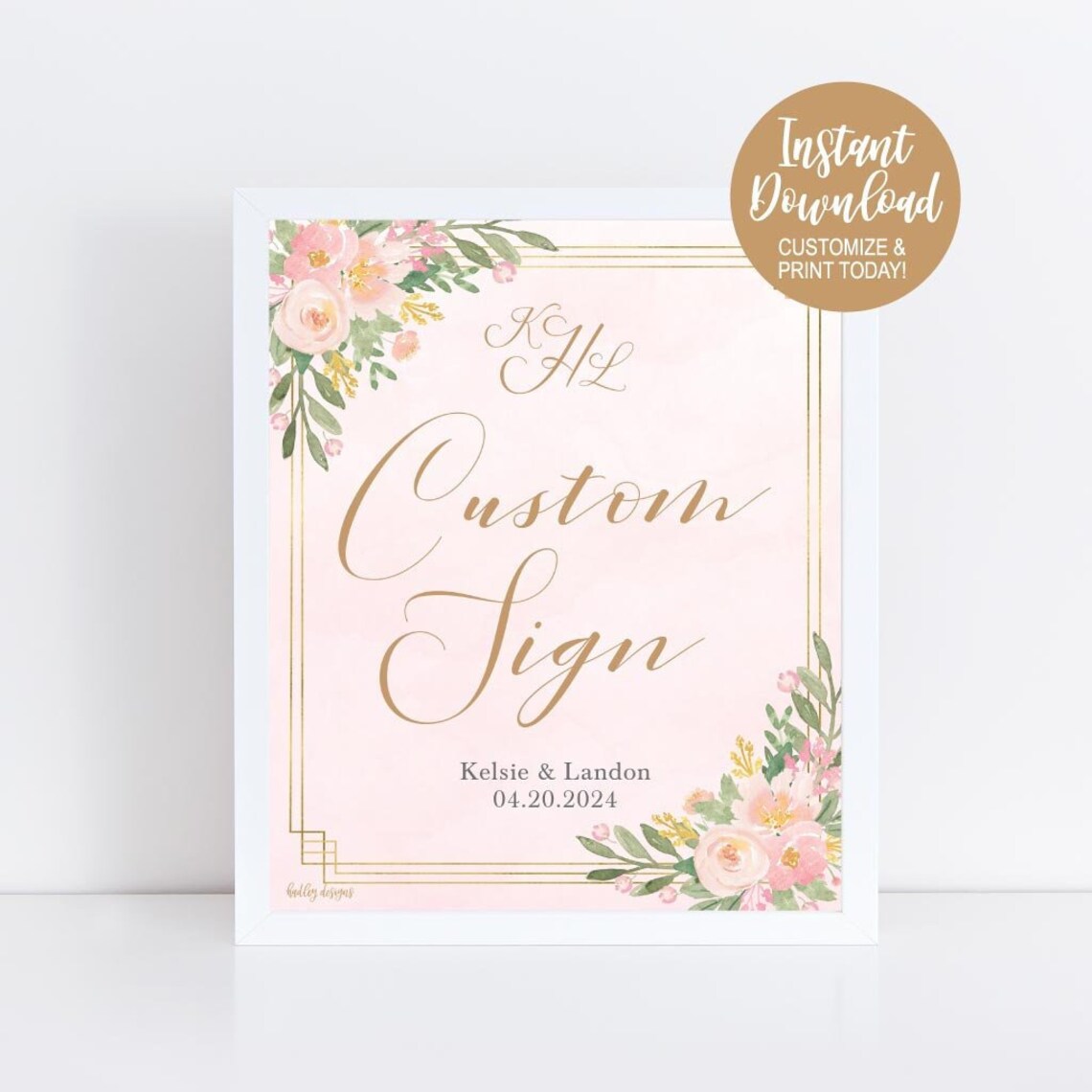Editable Custom Sign Printable Custom Signs Create Your Own - Etsy