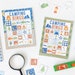 Camping Bingo Cards Printable Woodland Game for Baby Shower - Etsy