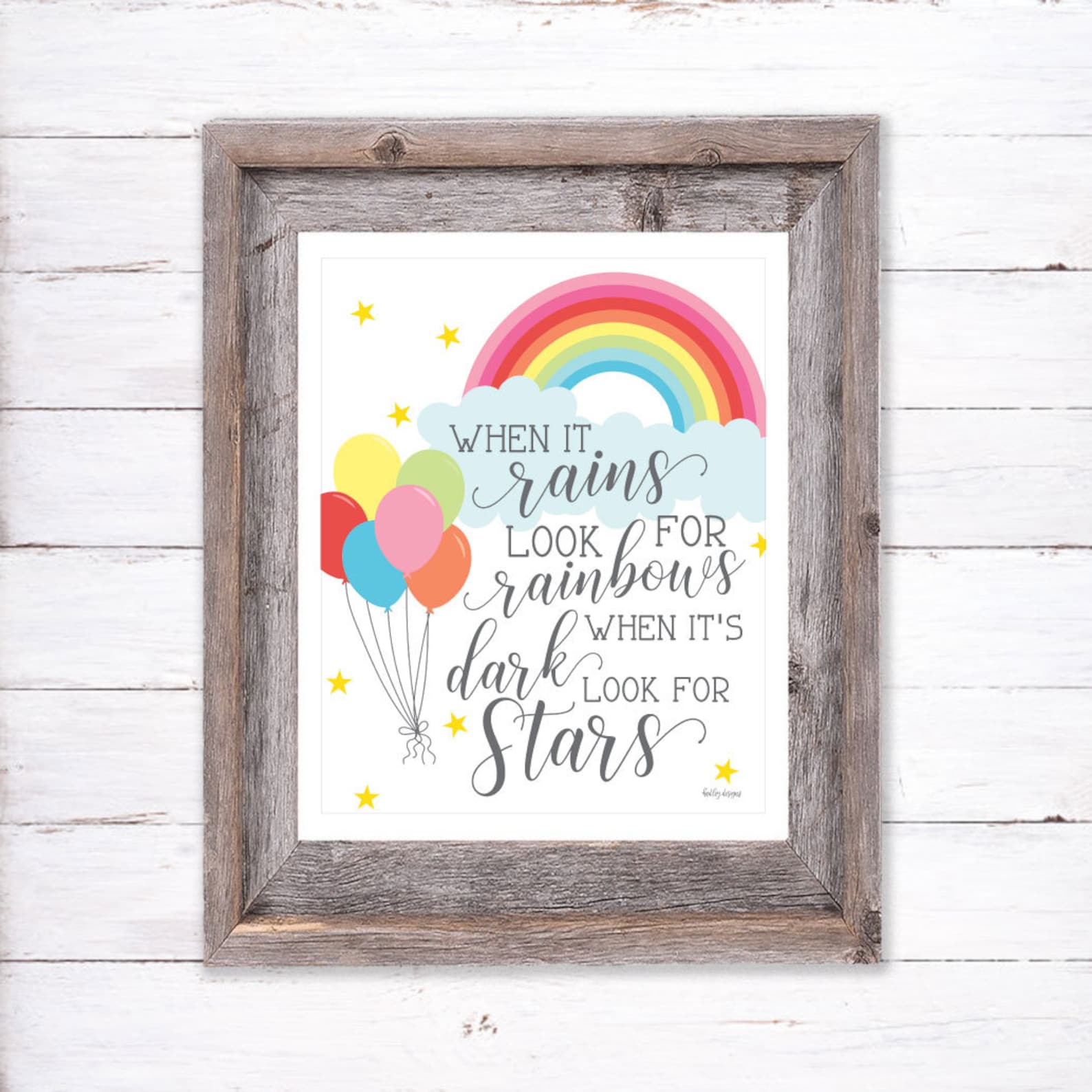 Rainbow Kids Party Birthday Sign Template - Printable Birthday Party ...