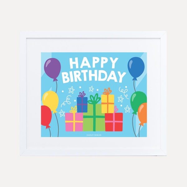 Happy Birthday Sign - Etsy