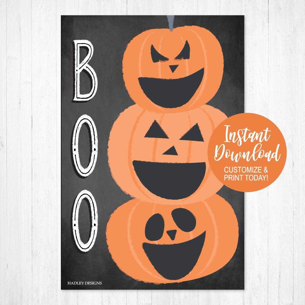 Printable Party Games, Pumpkin Toss Game, Pumpkin Games, Pumpkin Bean ...
