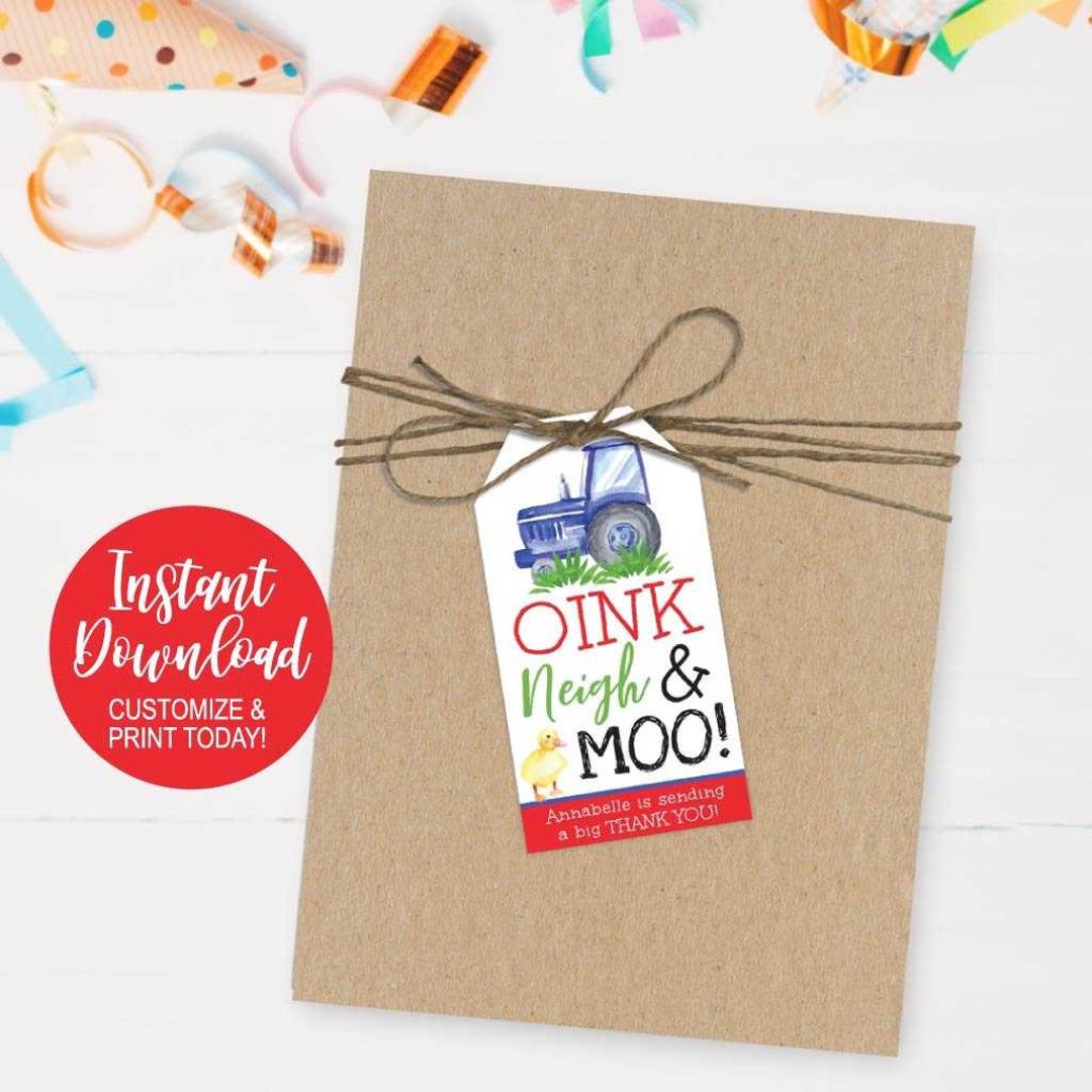 Editable Tag Printable Watercolor Girl Farm, Tag Template Editable ...