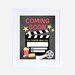 Movie Night Coming Soon Sign Template - Personalized Movie Poster ...