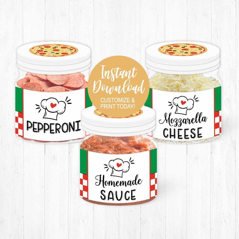 Pizza Party Printables Pizza Party Decorations Pizza Party - Etsy