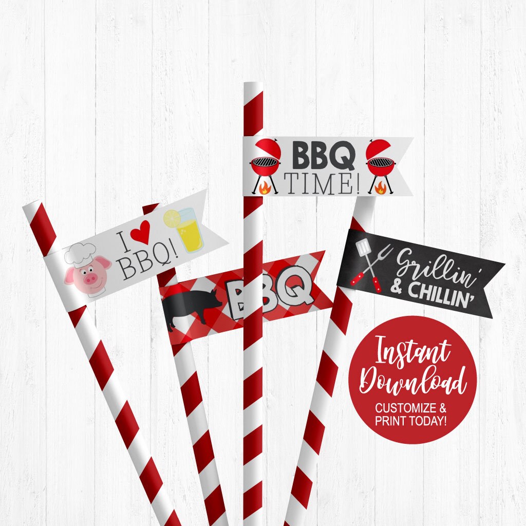 Backyard BBQ Food Decoration Ideas, Outdoor Barbecue Party Water Bottle ...