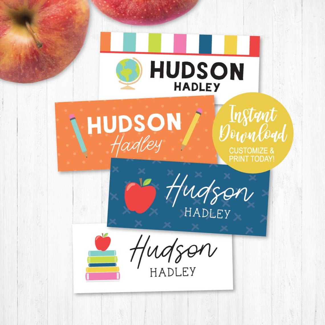 Name Labels for Kids Name Labels for Daycare School Labels - Etsy