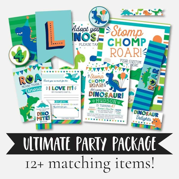 Dinosaur Party Ideas - Etsy