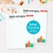 Editable Birthday Letter Template, Printable Letterhead Stationary ...