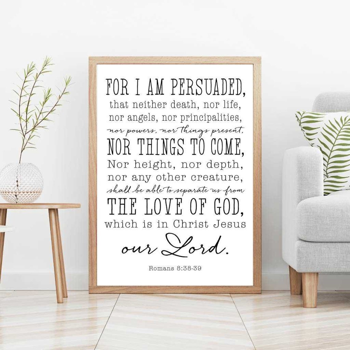 Romans 8 38 39 Wall Art Template Romans 8 38 39 Printable - Etsy